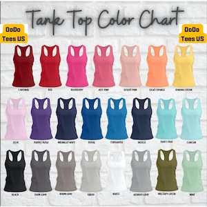 Custom Design Tank Top for Women, Personalized Tank Top Custom Text ...