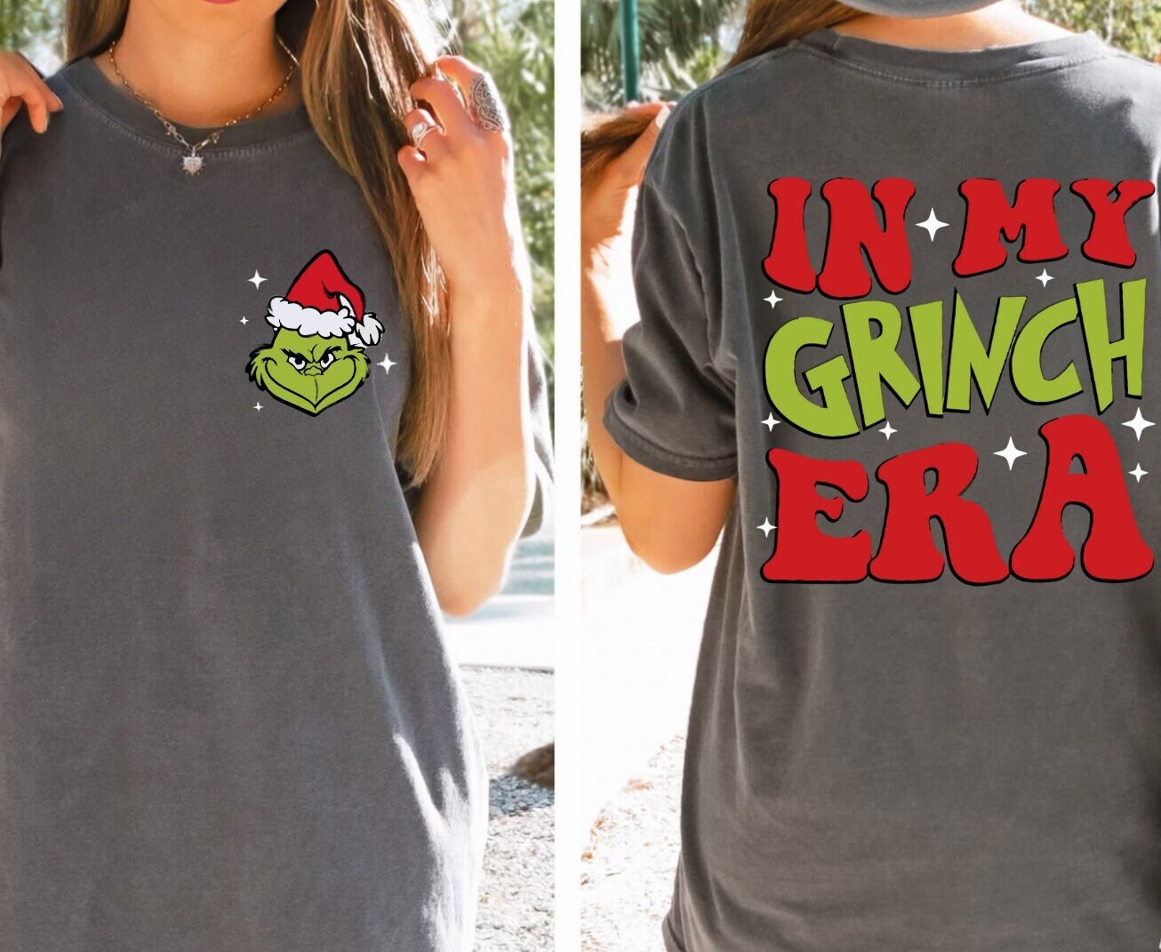 In My Grinch Era Christmas Shirt, Grinch Era Two Sided Sweatshirt ...
