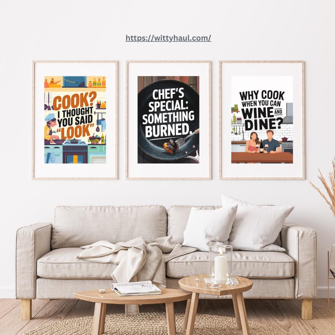 Kitchen Wall Art, Kitchen Posters, Kitchen Prints, Kitchen Art, Cooking ...