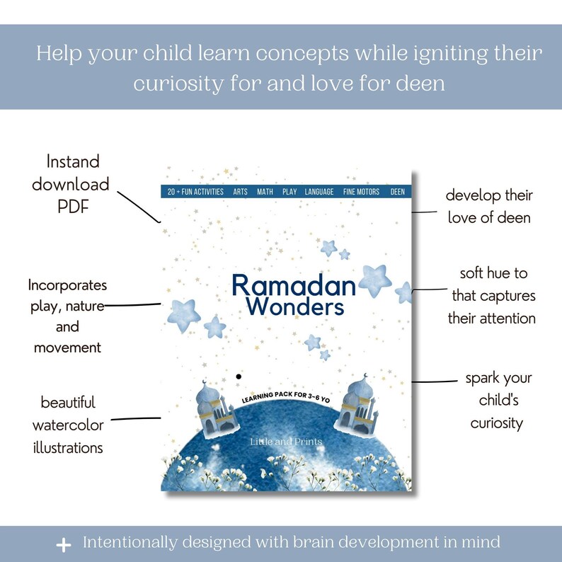 Ramadan Activity Workbook for Kids: Islamic Learning, Muslim ...