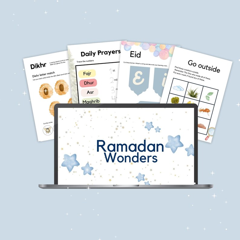 Ramadan Activity Workbook for Kids: Islamic Learning, Muslim ...