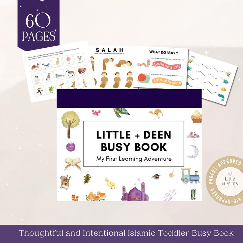 Busy Book for Muslim Kids - Etsy