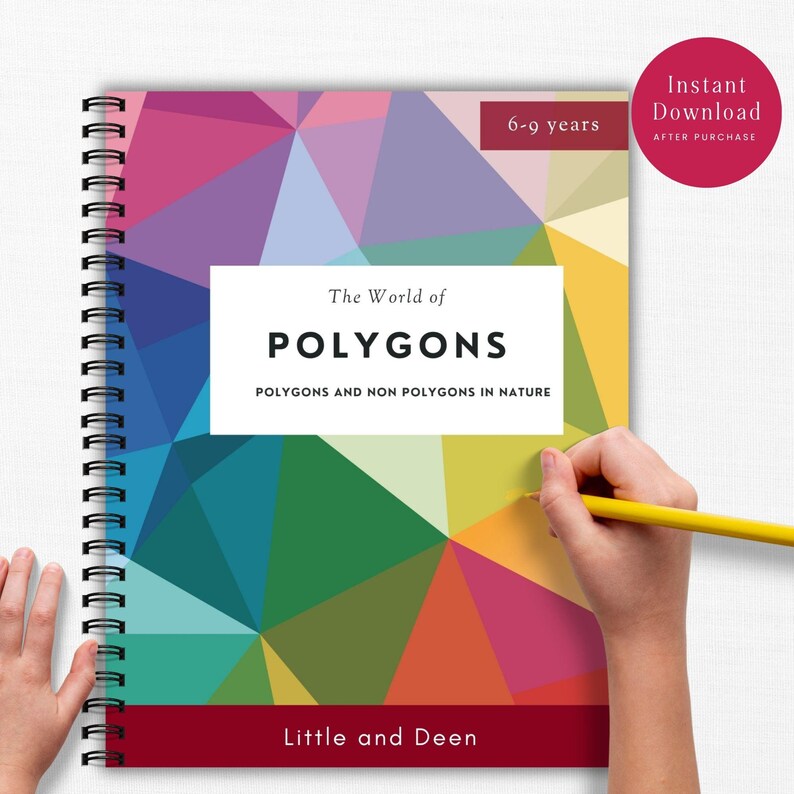 Montessori Polygons Worksheet Pack | Geometry Math Printable (ages 6-9 ...