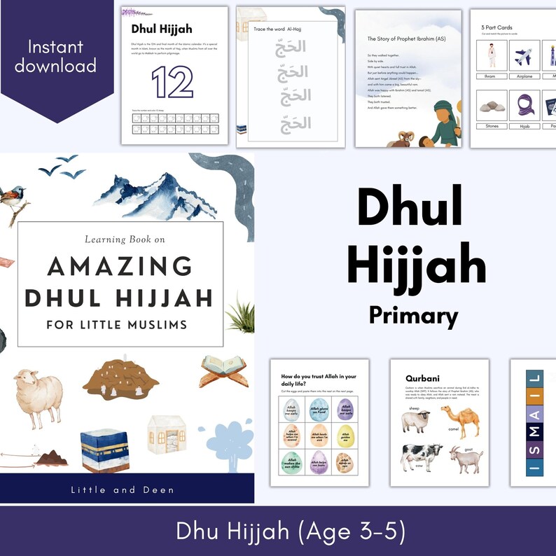 Dhul Hijjah Learning Pack Hajj Eid Adha Story of Prophet Ibrahim ...