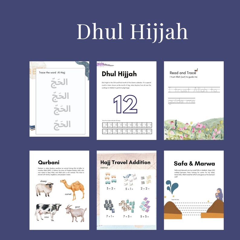 Dhul Hijjah Learning Pack Hajj Eid Adha Story of Prophet Ibrahim ...