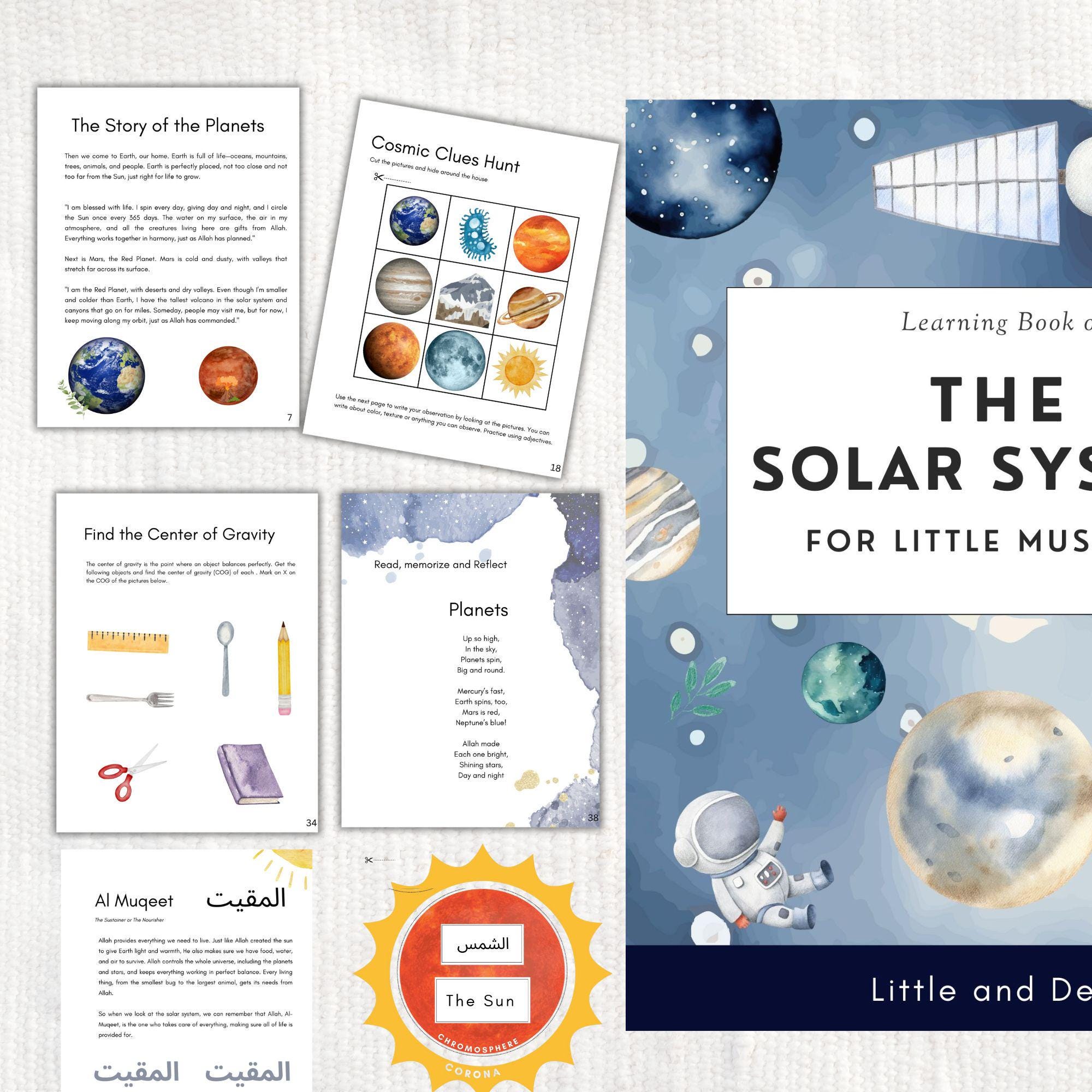 Solar System Learning Pack: Islamic Homeschool Resource (digital ...