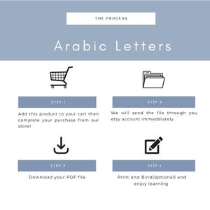 Arabic Alphabet Black and White Cards Preschool Letter Arabic Reading ...