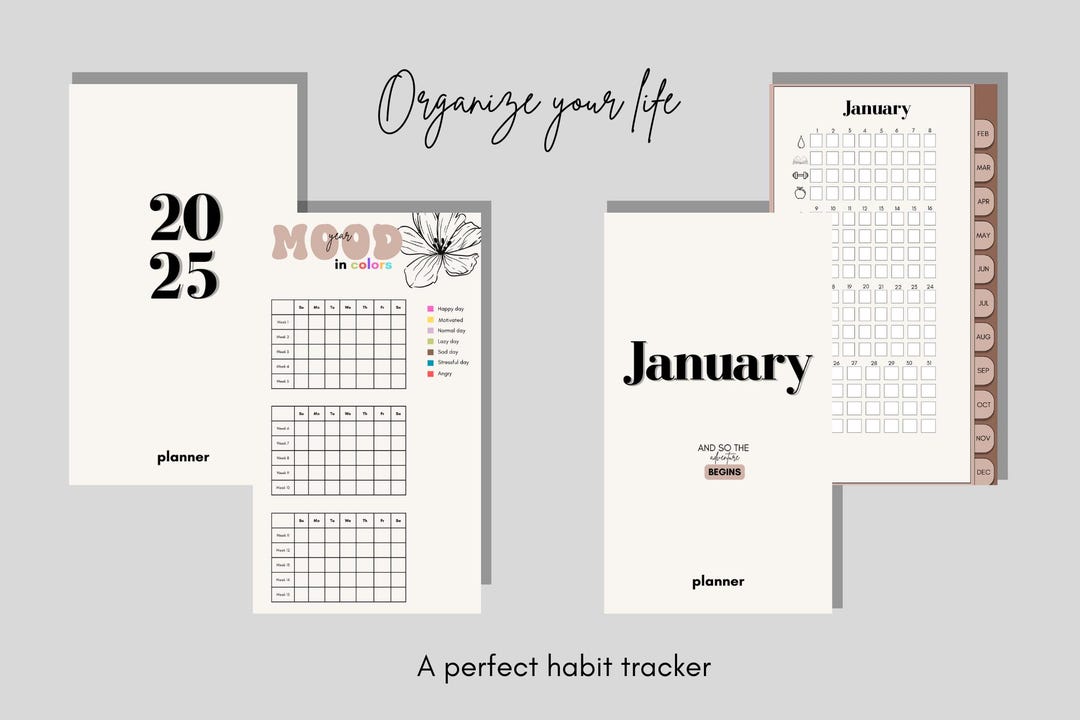 Success Habits Tracker 2025: Digital and Printable Tracker for ...