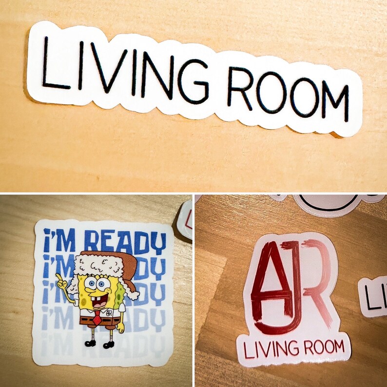 AJR Living Room Stickers - Etsy