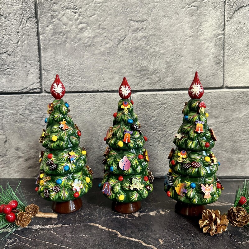 Hand Painted Trees - Etsy