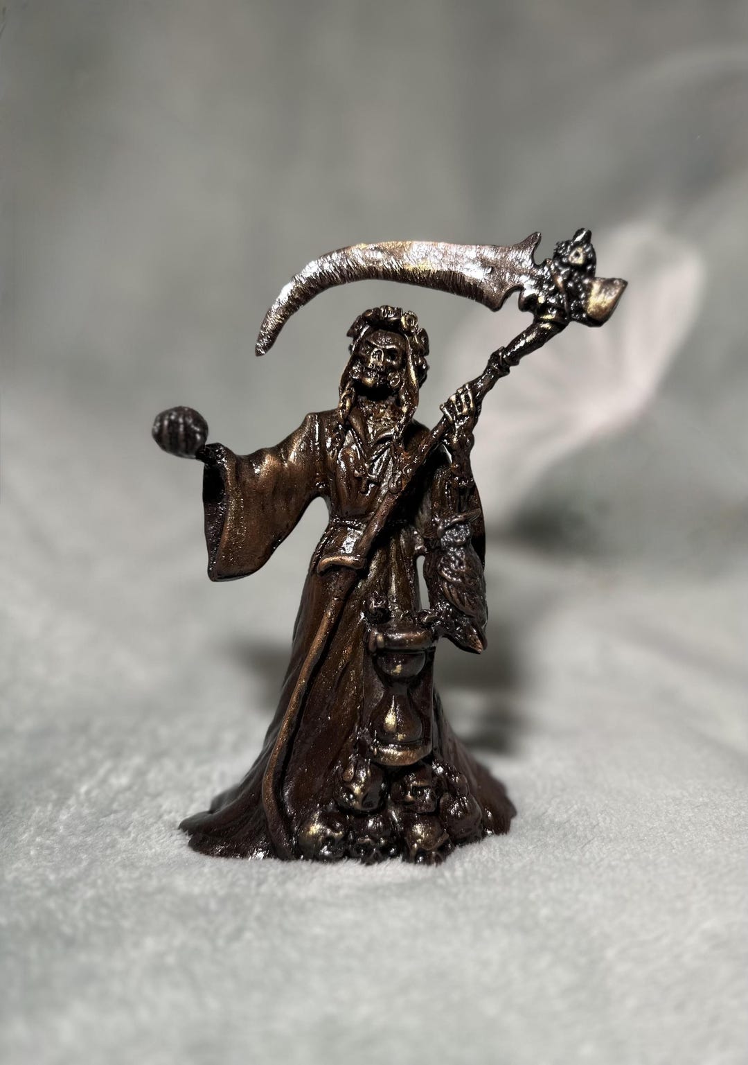 Santa Muerte Goddess Statue Holy Death for Home Altar Catholicism Wicca ...