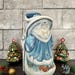 Hand Painted Father Frost Figurine Santa Winter Scene - Etsy