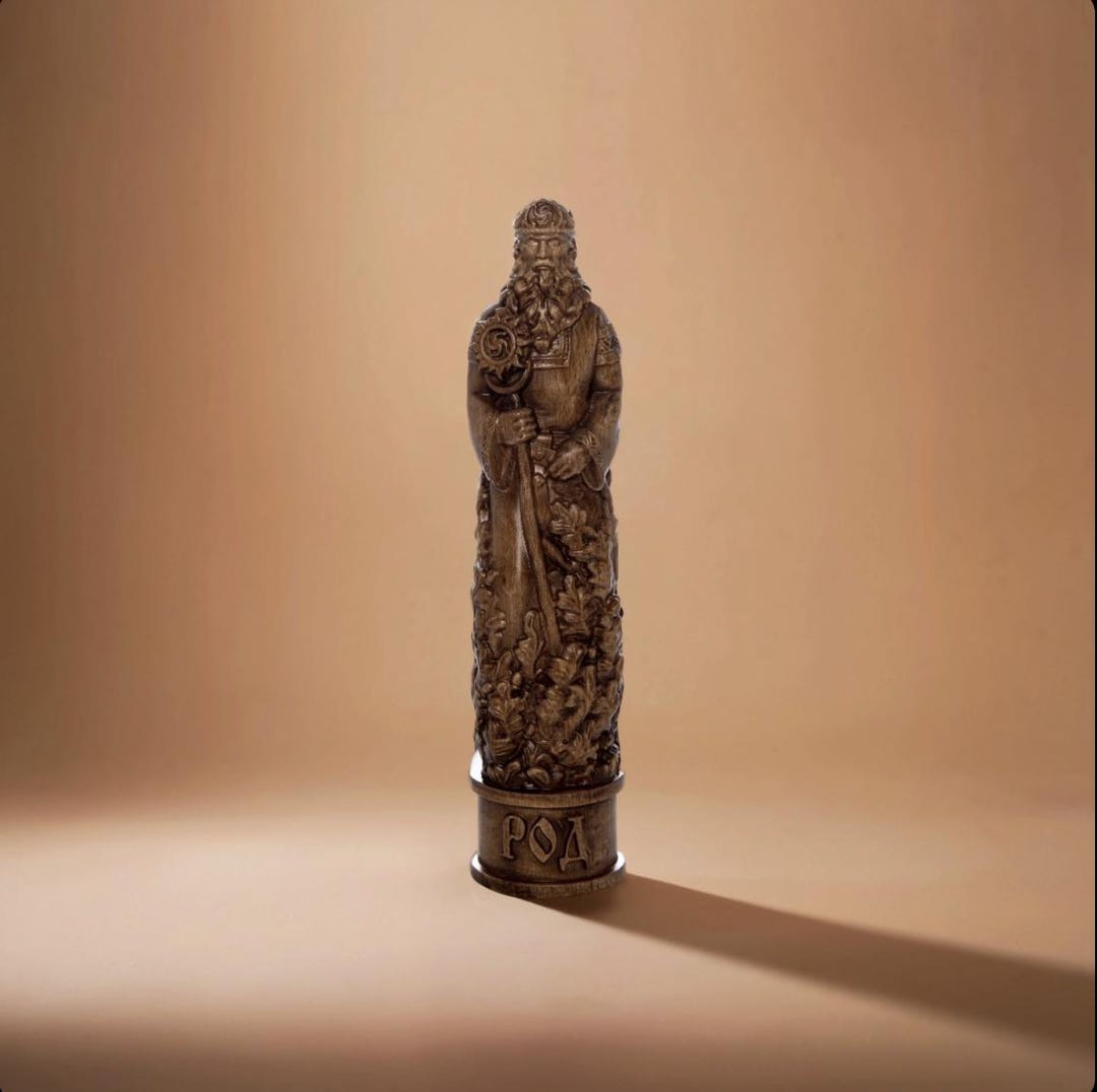 Rod Slavic God Statue Slavic Pantheon Pagan God Slavic Altar Rod God ...