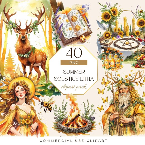Summer Solstice Clipart Etsy Summer Solstice Clipart Etsy