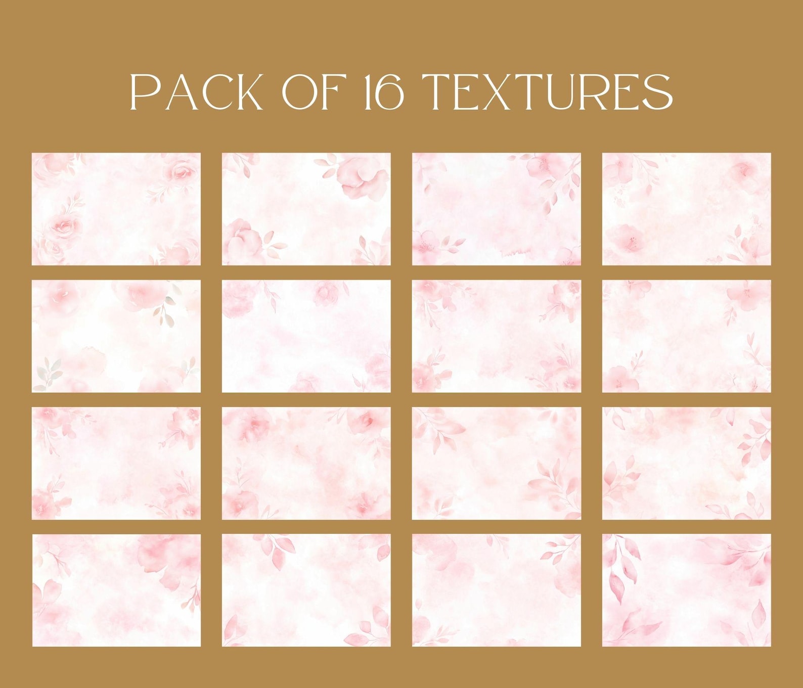 Blush Pink Watercolor Background, Blush Floral Clipart, Pink Floral ...