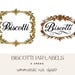 Biscotti Jar Label, Mason Jar Labels, Printable Kitchen Labels ...