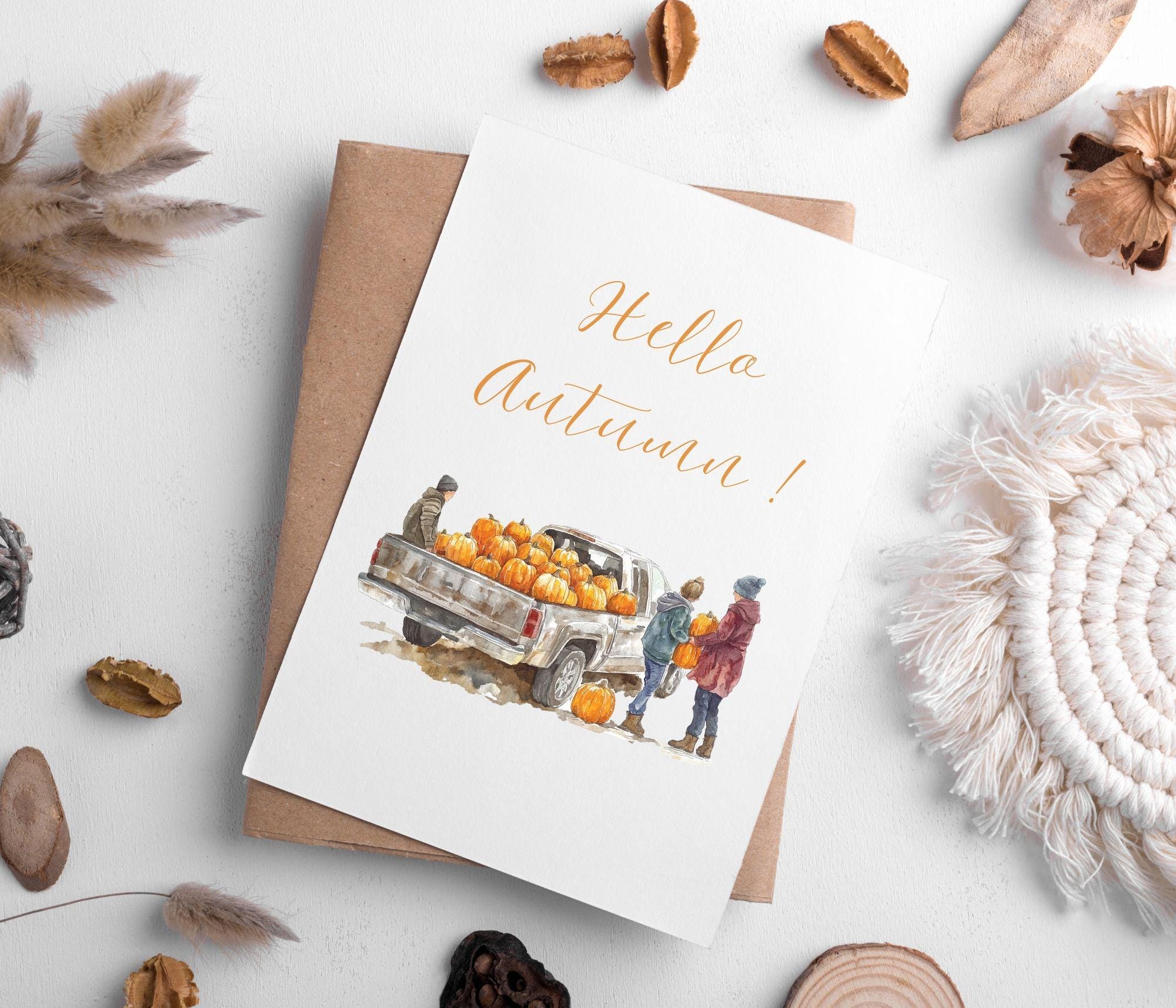 Pumpkin Truck, Harvest Clipart, Autumn Fall Clipart, Transparent Png ...