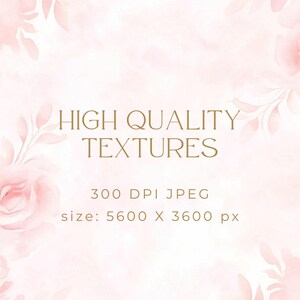 Blush Pink Watercolor Background, Blush Floral Clipart, Pink Floral ...