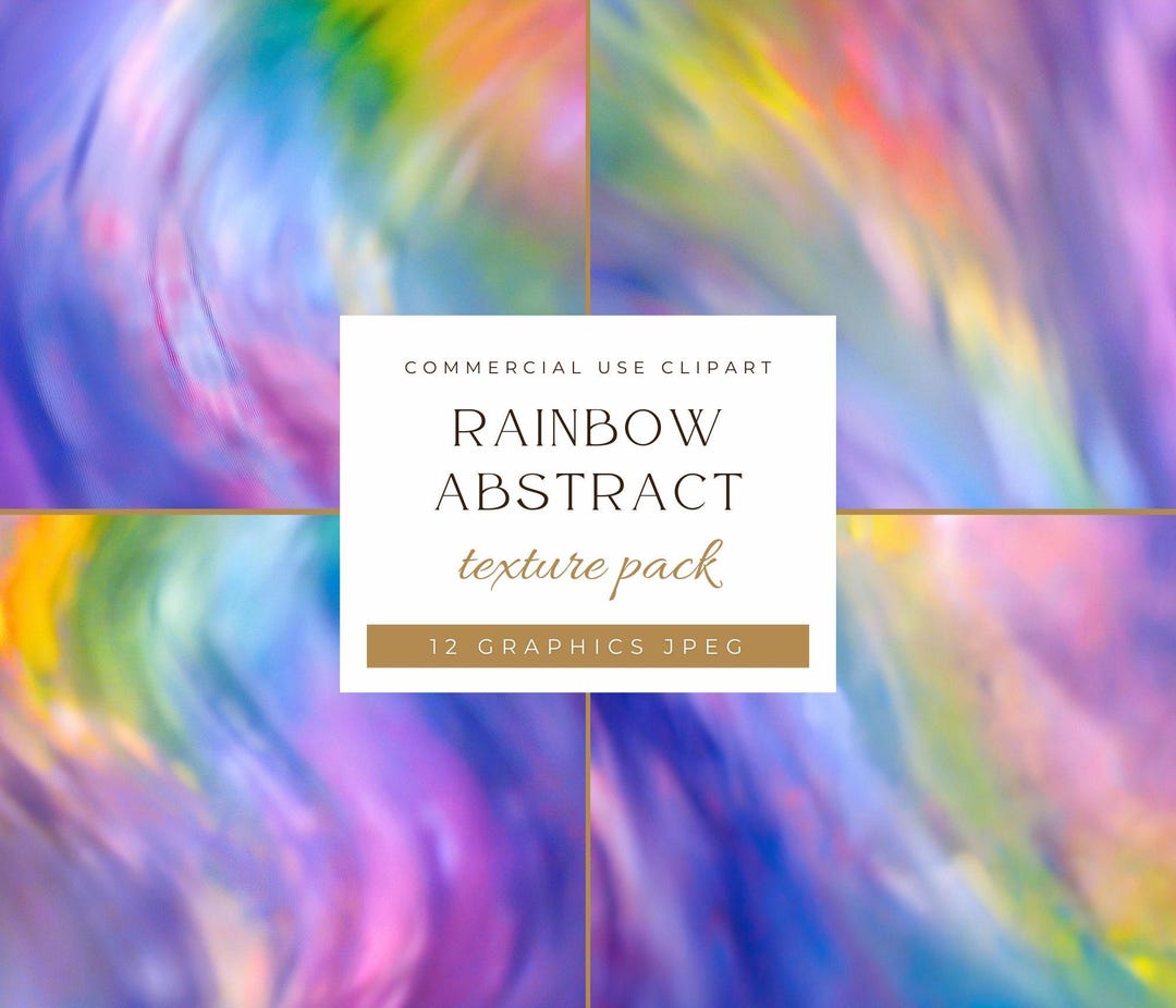 Watercolor Rainbow Abstract Textures, Watercolor Papers, Digital Paper ...