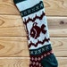 Knit Christmas Stocking Fish Handmade Ready to Ship - Etsy