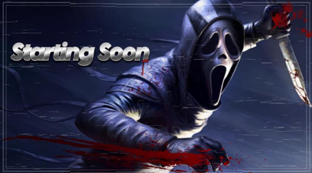DBD Ghostface Twitch Overlay - Etsy