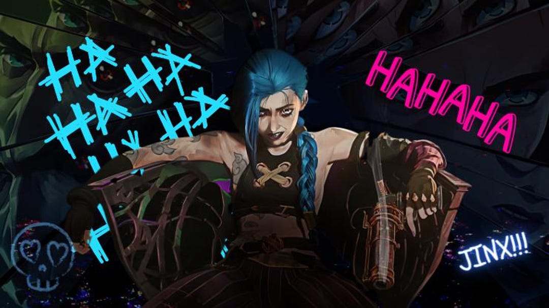 Streaming Overlay Arcane Jinx Fully Animated - Etsy