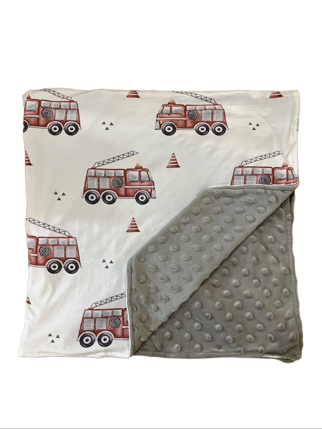 Baby Blanket - Fire Truck Blanket -toddler Blanket -fire Trucks ...