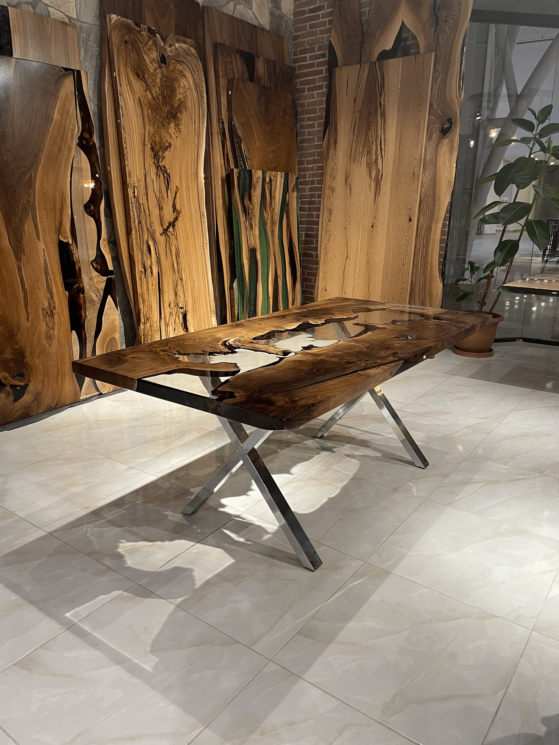 MADE TO ORDER | Epoxy Table With Clear Epoxy - Etsy