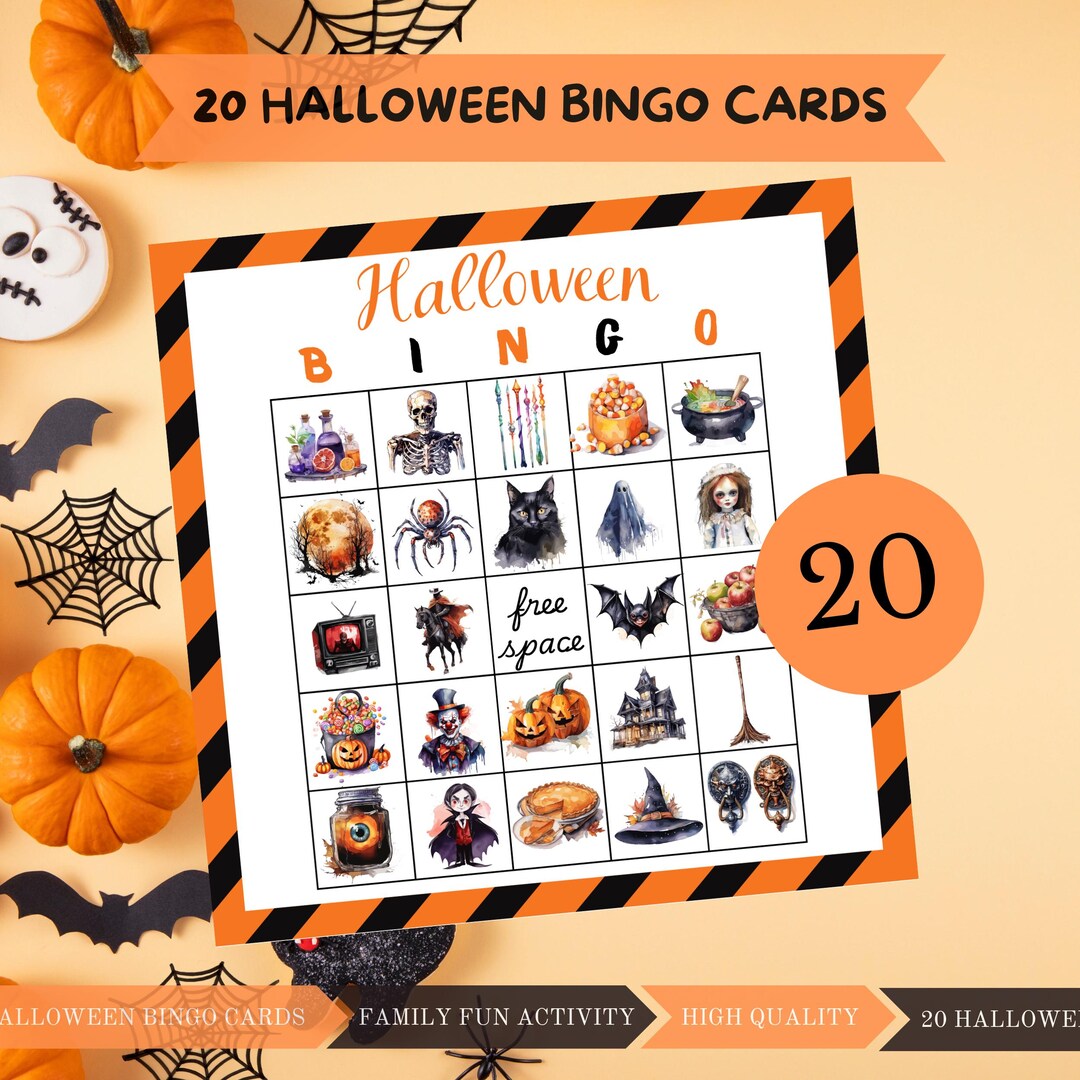 Halloween Bingo Cards, Teen Halloween Games, Halloween Bingo, Find the ...
