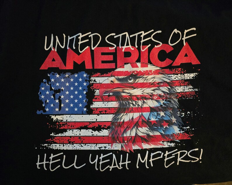United States of America Hell Yeah Mfers Unisex Heavy Cotton Tee. A Fun ...