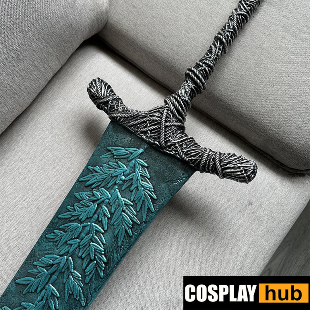 Elden Game Ring Hunter Saw Cleaver Cosplay Prop, Dark Moon Greatsword ...