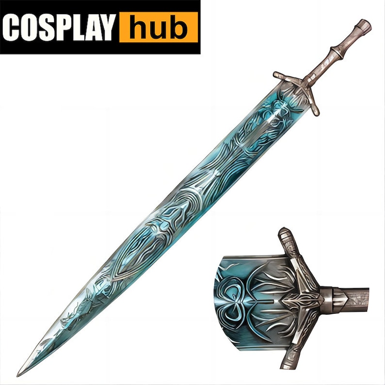 Bloodborne Hunter Saw Cleaver Cosplay Prop,ludwig Moonlight Cursed Holy ...