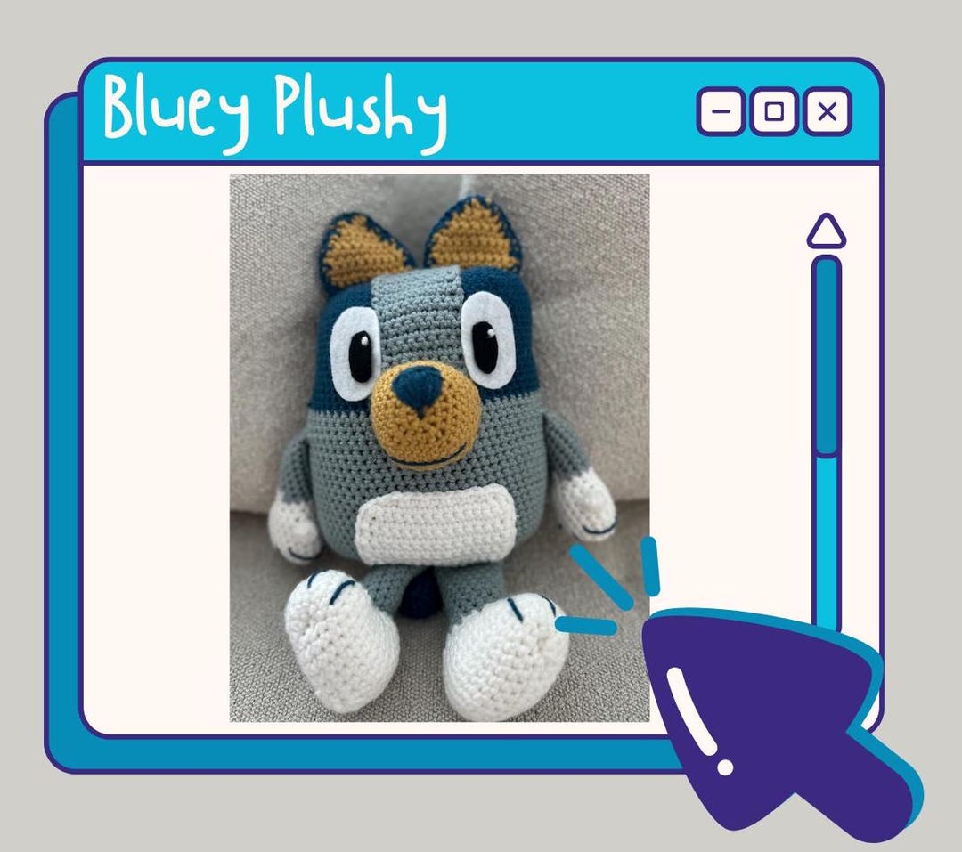 Crochet Bluey Plushy - Etsy