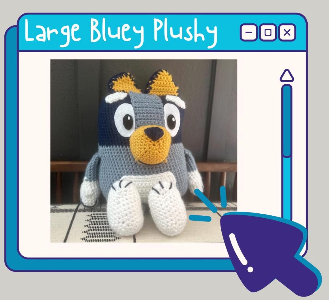 Large Bluey Plushy - Etsy