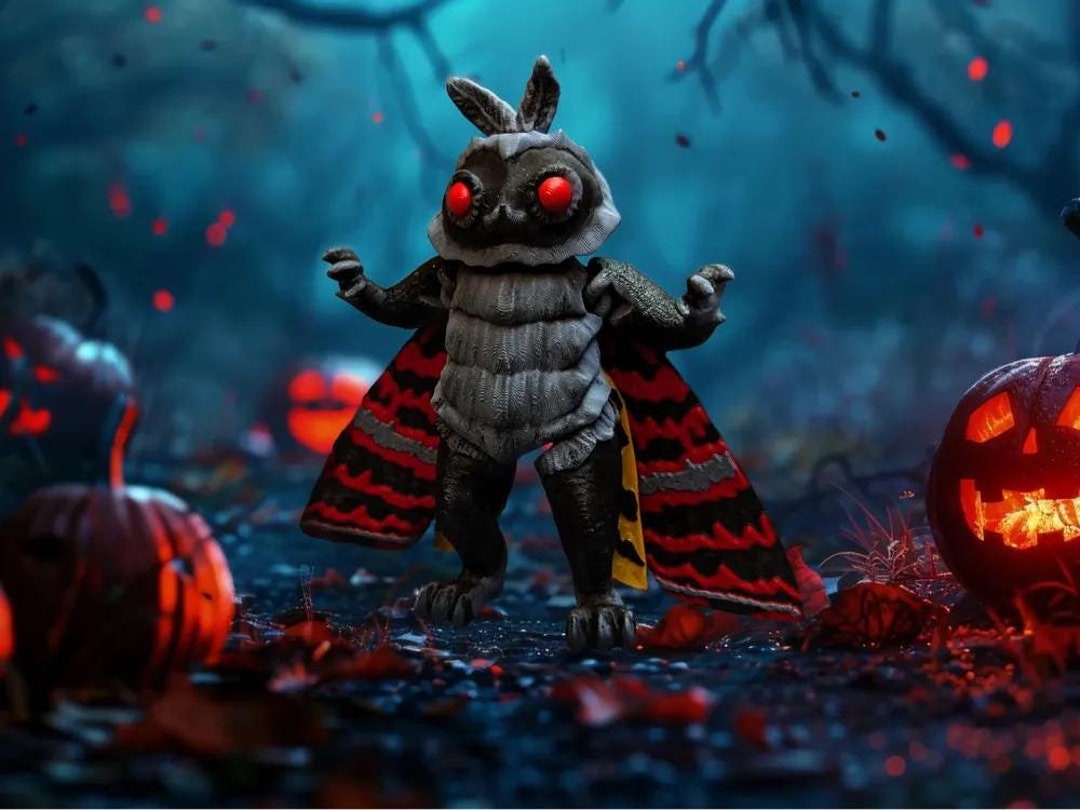 Mothman Articulated Figure 5.5" - Freestanding, Posable and Articulated ...