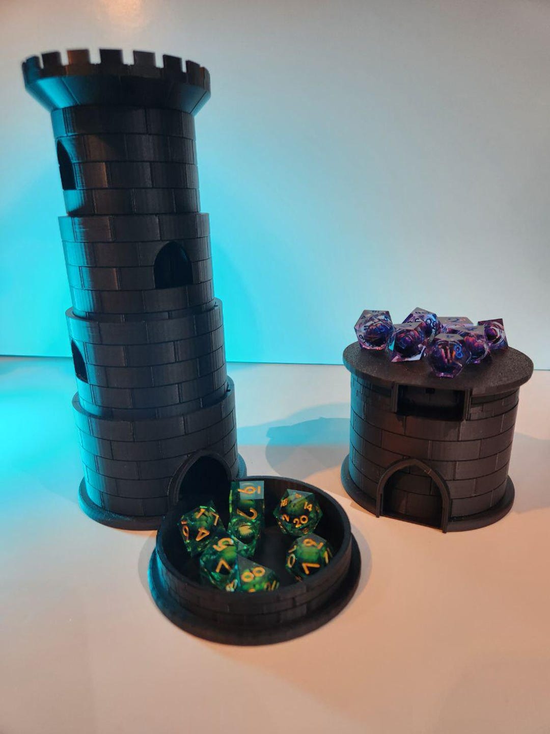 Collapsible Dice Tower & Case: Compact Travel for DND/RPG - Etsy