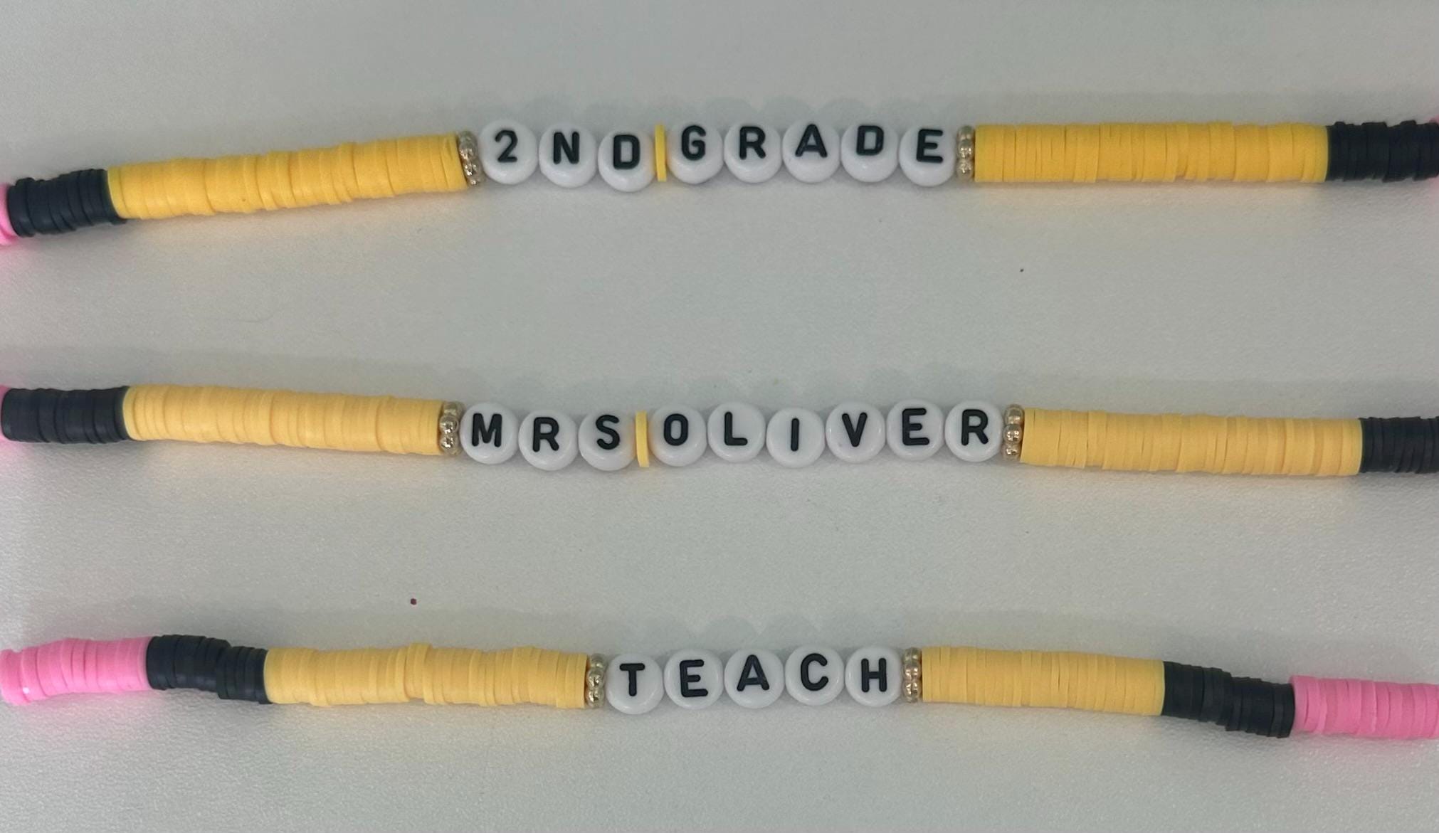 Back to School Bracelets - Etsy