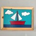 The Simpsons Living Room Sailboat Painting - Etsy