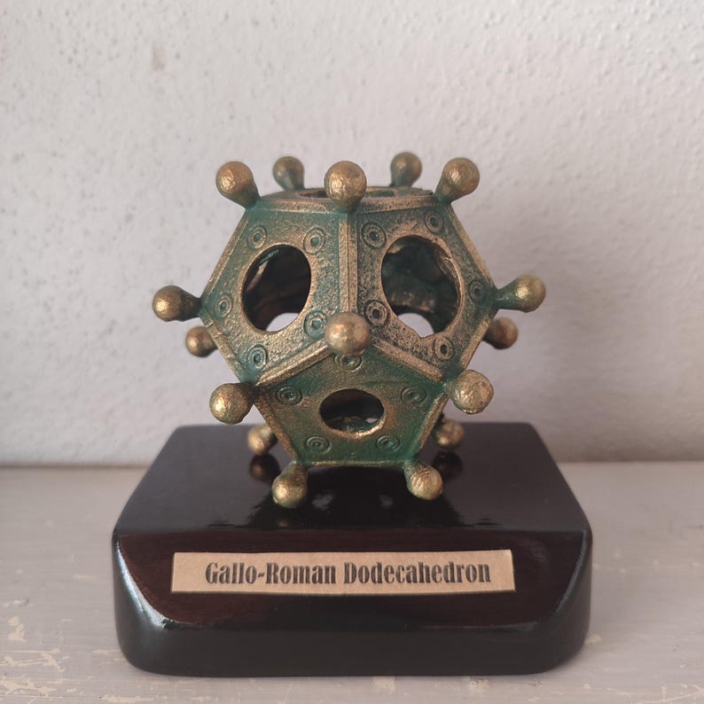 Gallo-roman Dodecahedron Replica Metal/free Stand - Etsy
