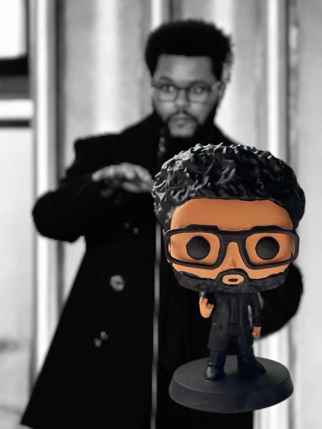 The Weeknd Custom 3D Printed Music Figurine – Handmade Funko Pop Style ...