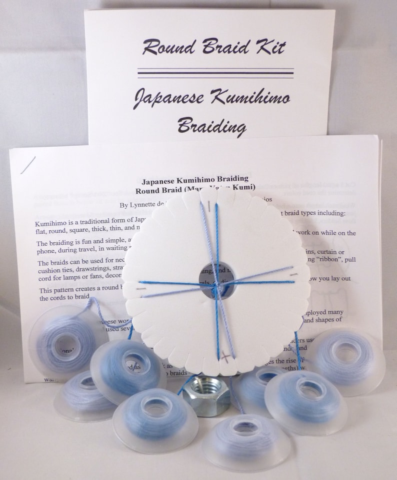 Kumihimo Round Braid Beginners Kit: DIY Japanese Braiding - Beginner ...