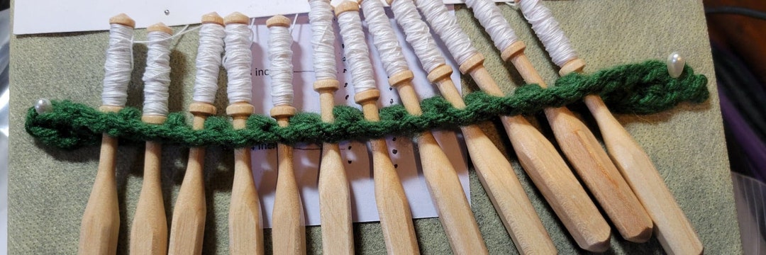 Bobbin Lace Holder(s) Hand Crocheted Bobbin Keeper or Minder to Keep ...