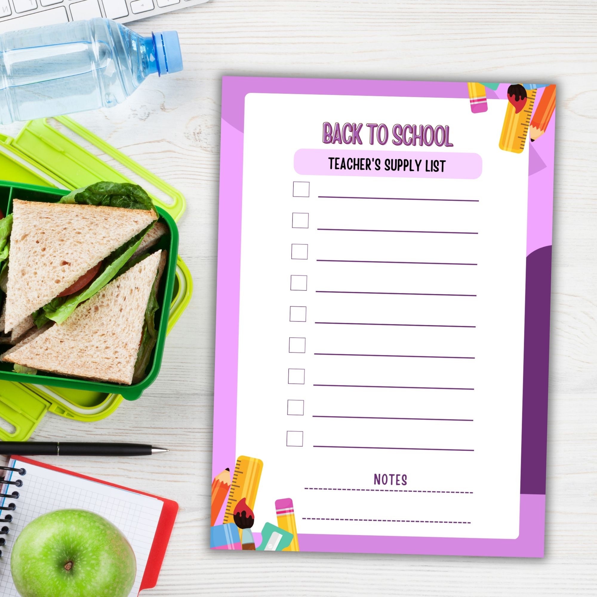3 Teacher's School Supply List | Back to School Shopping List | School ...