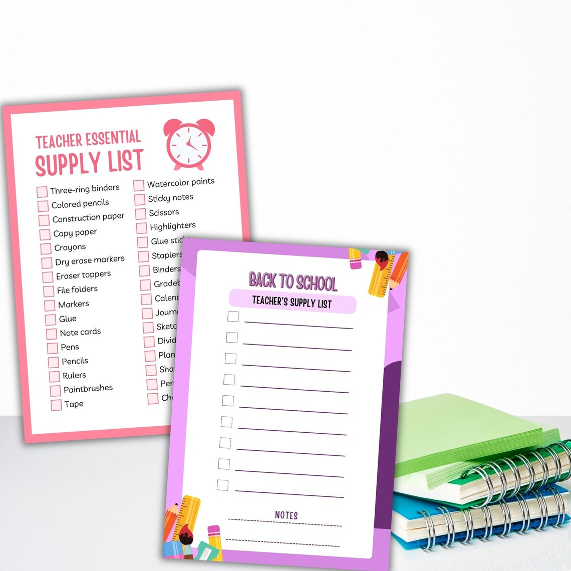 3 Teacher's School Supply List | Back to School Shopping List | School ...
