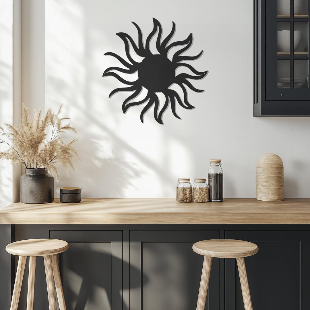 Sun Metal Wall Decor, Sun, Sun Art, Sun Decor, Sunrise, Sunrise Art ...