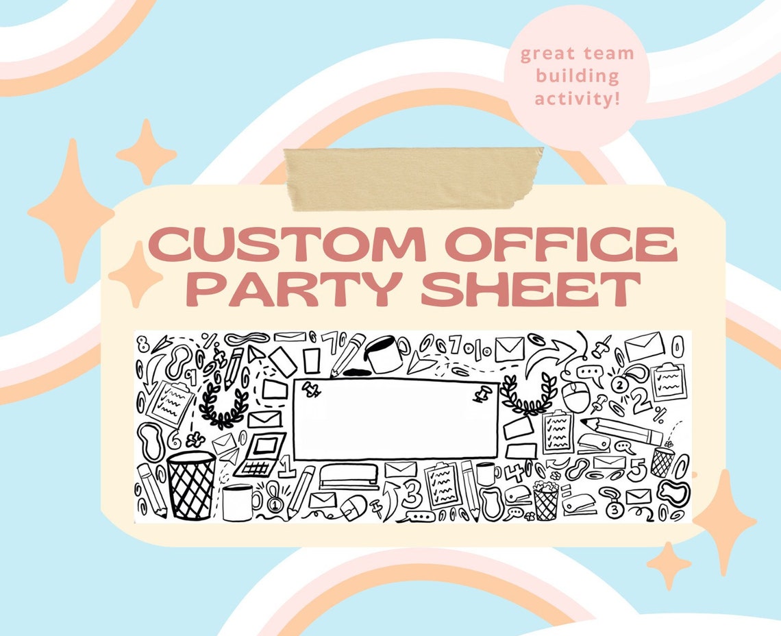 Custom Giant Coloring Sheet, Birthday Party Banner - Etsy
