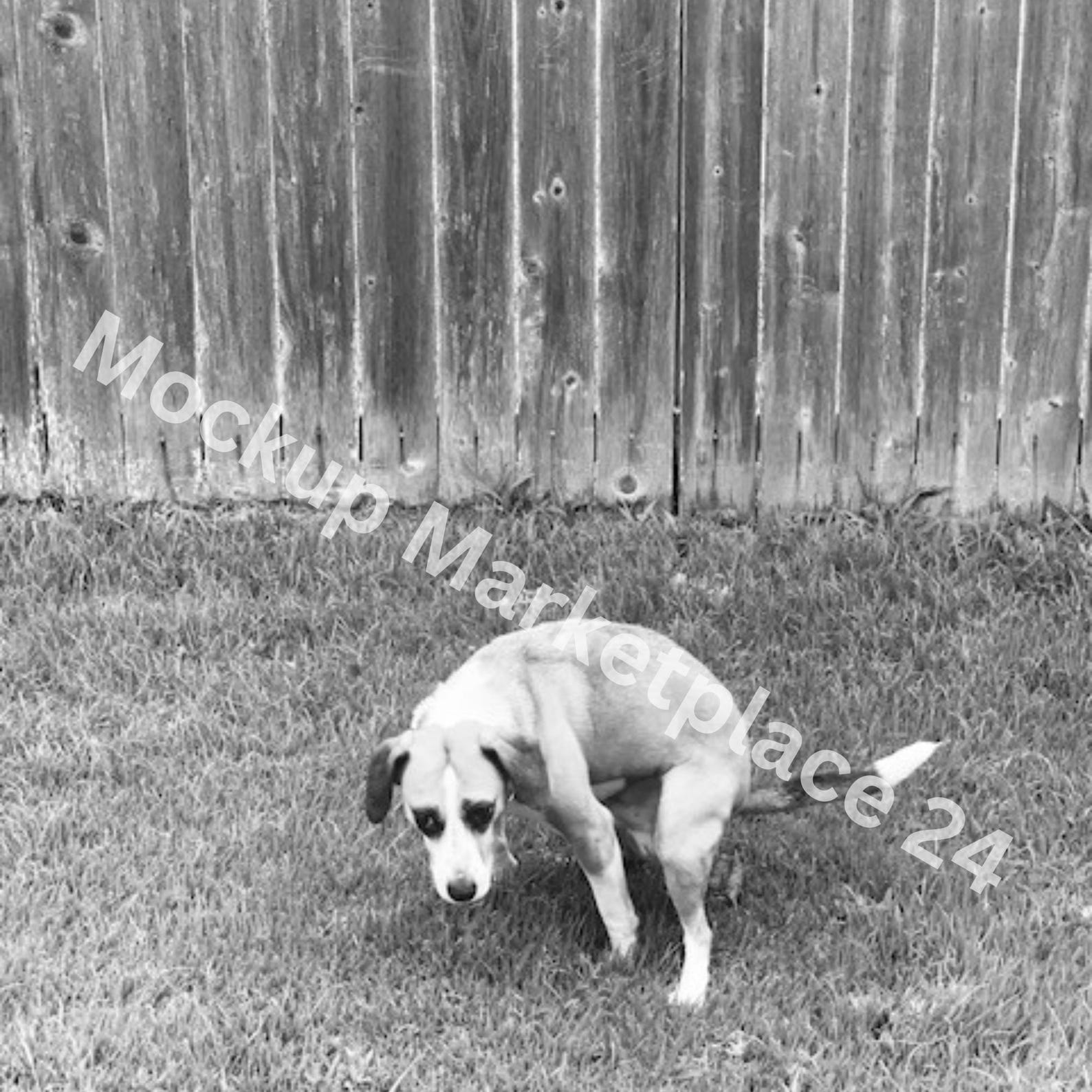 Funny Bathroom Dog Print, Wall Art for Bathroom, Set of Four Prints Featuring Pooping Dogs, Gift ...