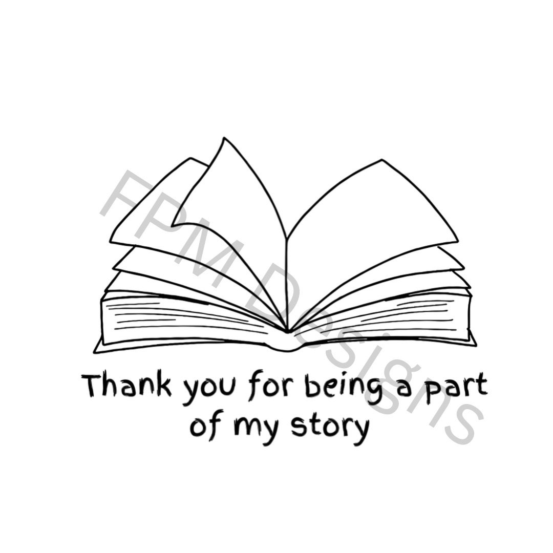 Teachers Gift SVG, Thank You for Being a Part of My Story SVG, Thank ...