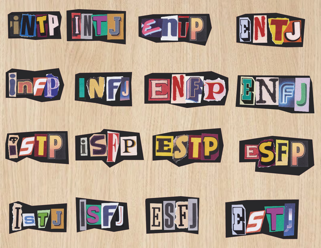 MBTI Personality Type Stickers - Etsy