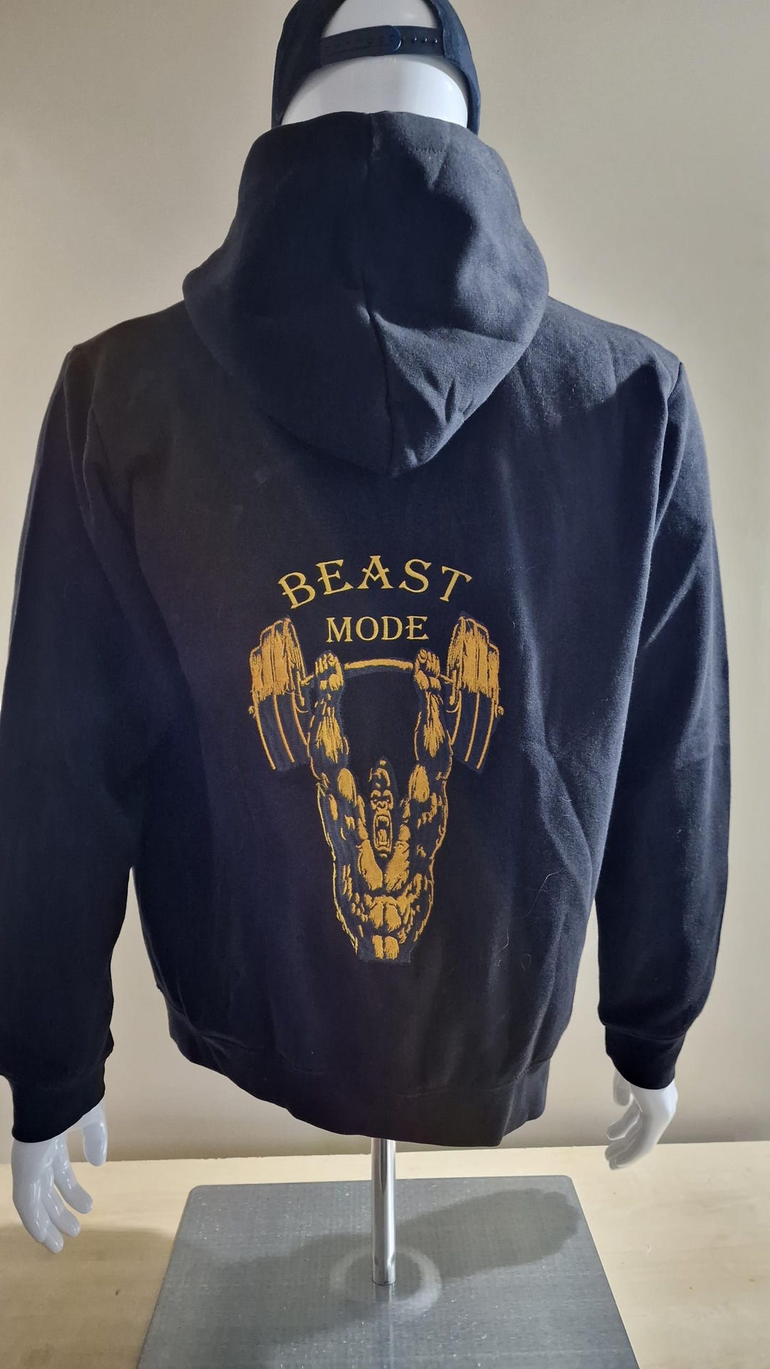 Beast Mode Hoodie Gym Clothing Full Zip Hoodie - Etsy